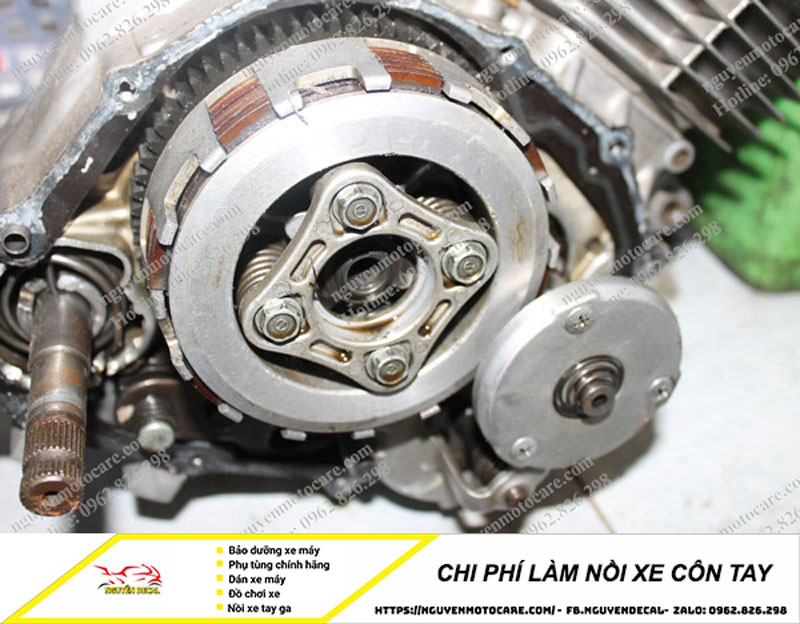 Làm nồi xe côn tay giá bao nhiêu?